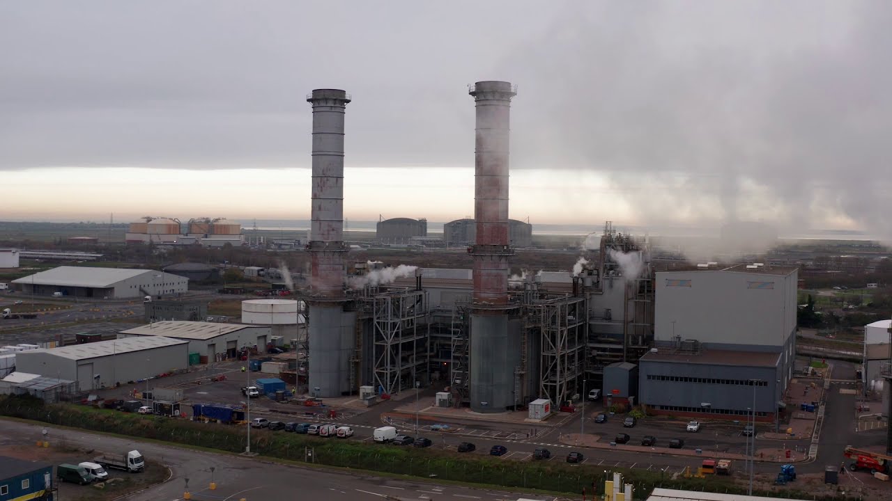 Drone Footage of Medway PowerStation, Isle of Grain - YouTube
