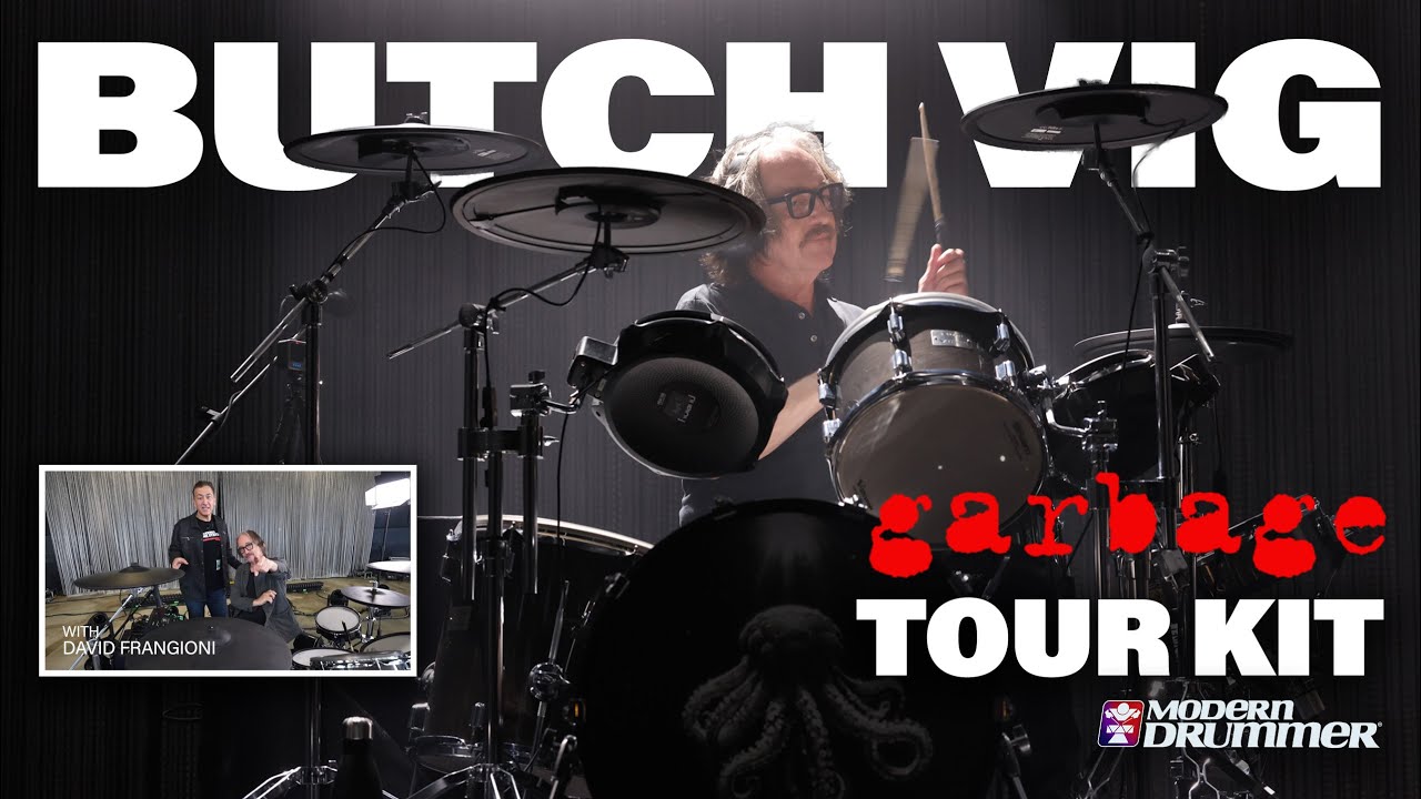 Butch Vig - Garbage - Tour Kit Rundown - Roland VAD716 with V71 Module ...