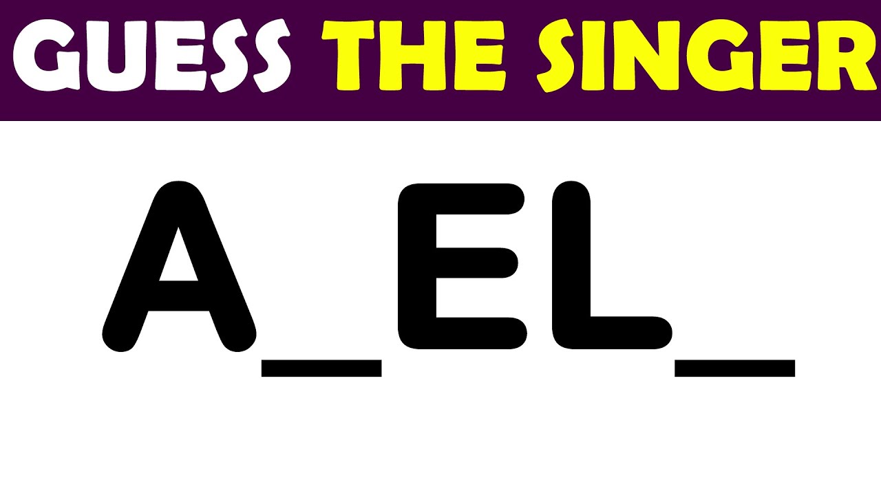 Guess The Singer from Emoji Guess Singer, Emoji Challenge Singer Game ...