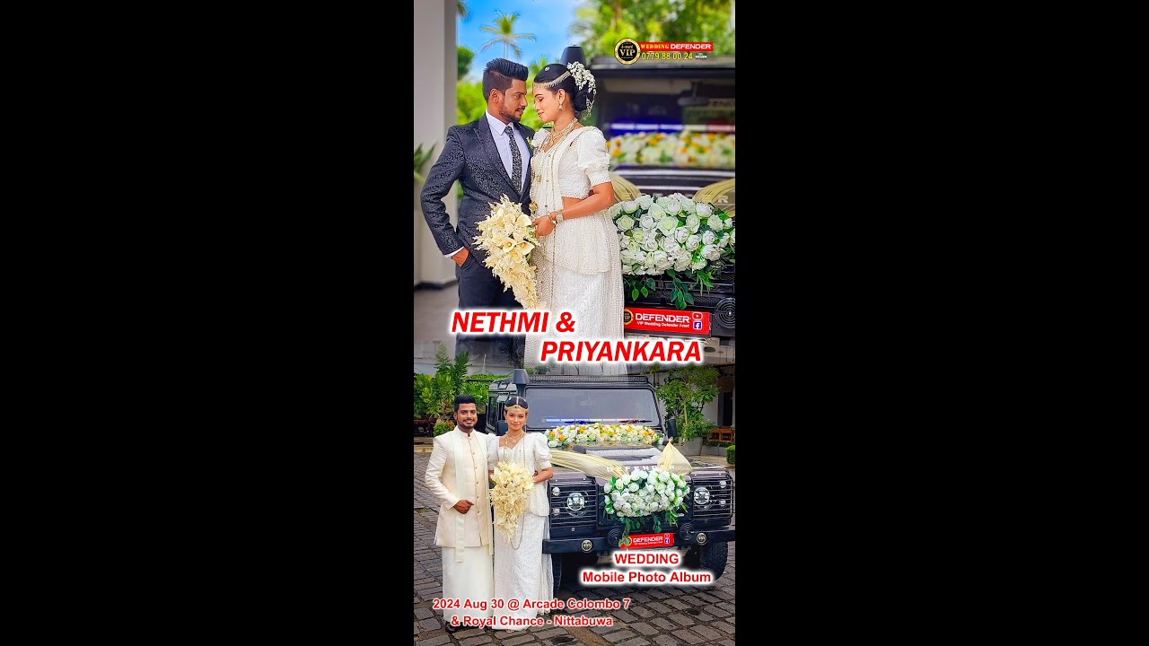 The ULTIMATE WEDDING PHOTOSHOOT Nethmi & Priyankara 🤵👰 2024 Aug 30 #fyp ...
