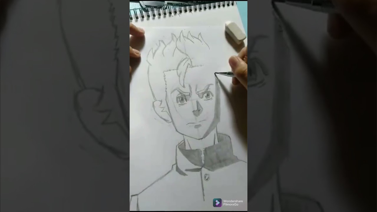 how to draw Takemichi from tokyo revengers - YouTube