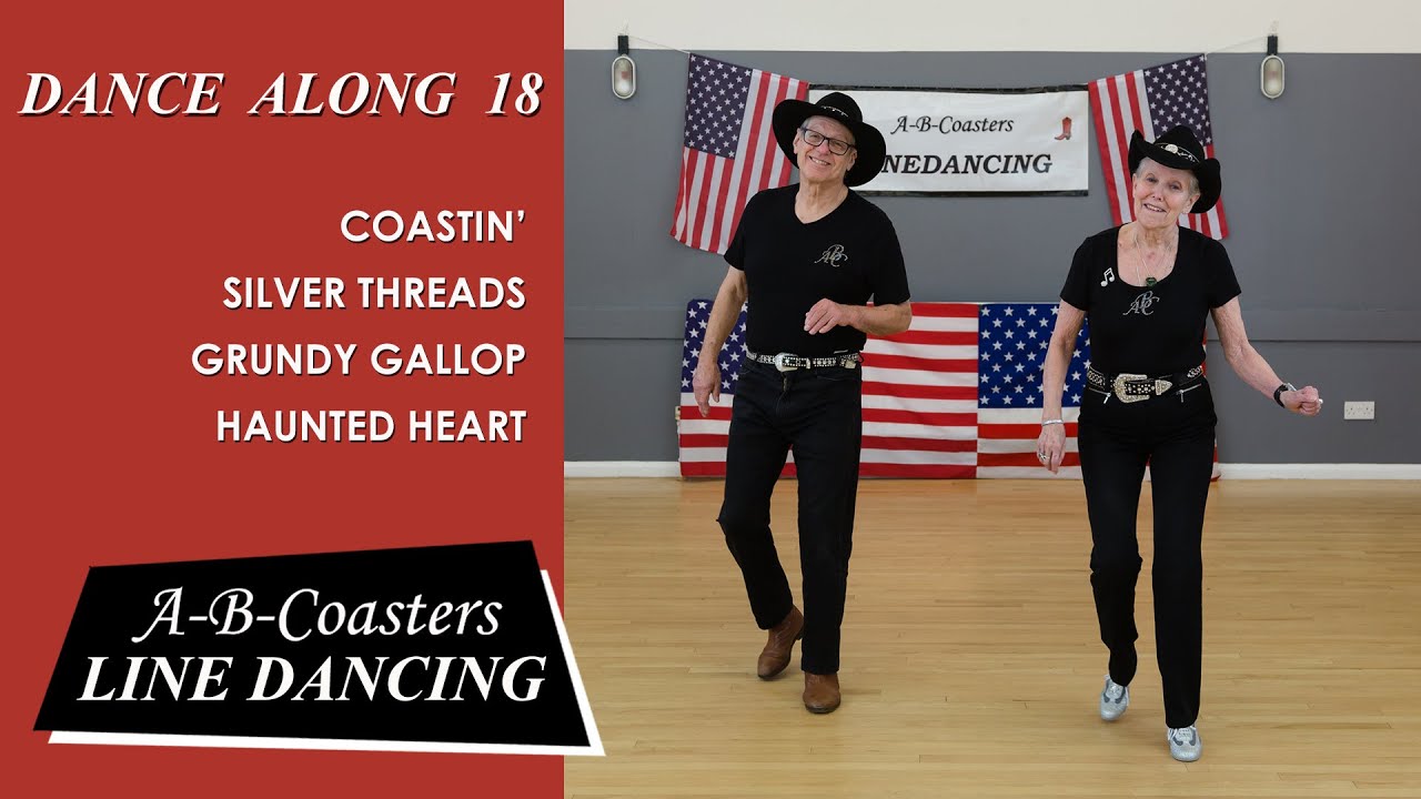 Dance Along(18) - 4 Line Dances, COASTIN', SILVER THREADS, GRUNDY ...
