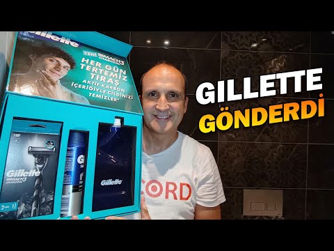 Gillette hediye gönderdi. Tıraş nasıl daha güzel olur anlattım!
