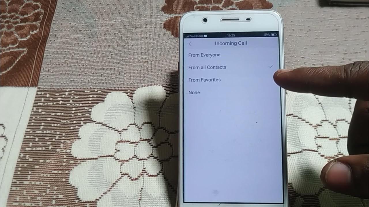 how to set incoming calls Vivo y66 /Android Phone settings kaise use kare - YouTube
