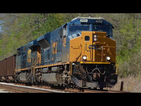 A Sunday of EMD Leaders on NS 287, CSX Y101, and C002 - 4-02-23 - YouTube