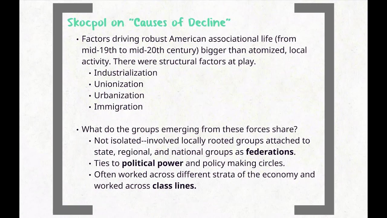 Pos 307 Lecture 11 Civic Republicanism Cautionary Perspectives On