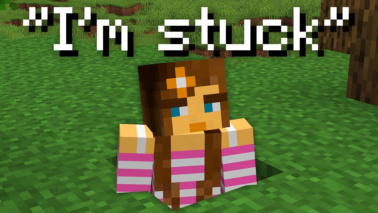 when the popular girl plays minecraft - YouTube