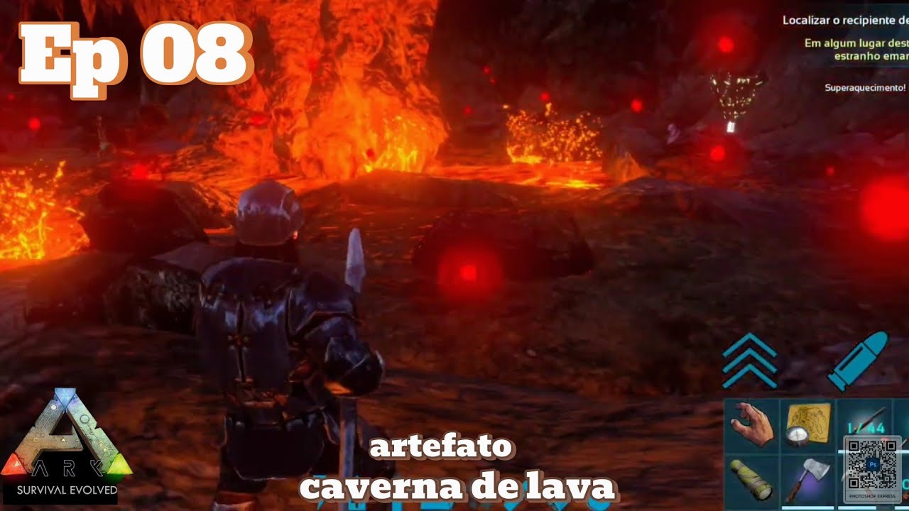Ark Survival envolved mobile | Caverna de lava fácil | 08 - YouTube