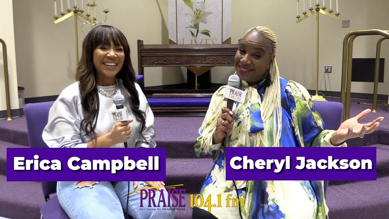 Erica Campbell Talks New Album "I Love You" With Cheryl Jackson At DC ...