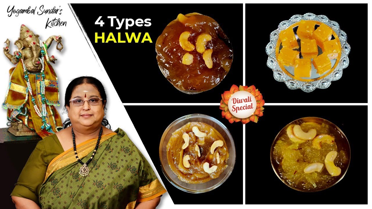 Recipe 480: Halwa (4 types) - YouTube