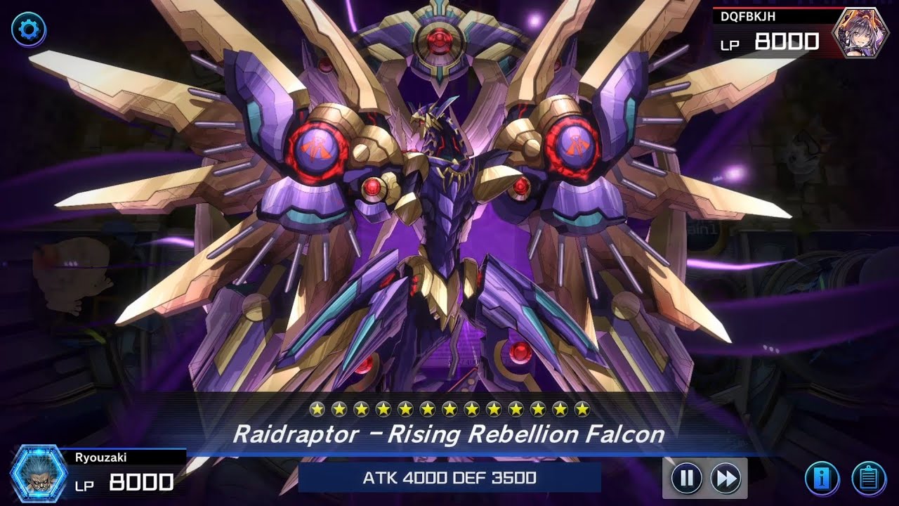 RANK 13 IN MASTER DUEL ! Raidraptor - Rising Rebellion Falcon DECK ...
