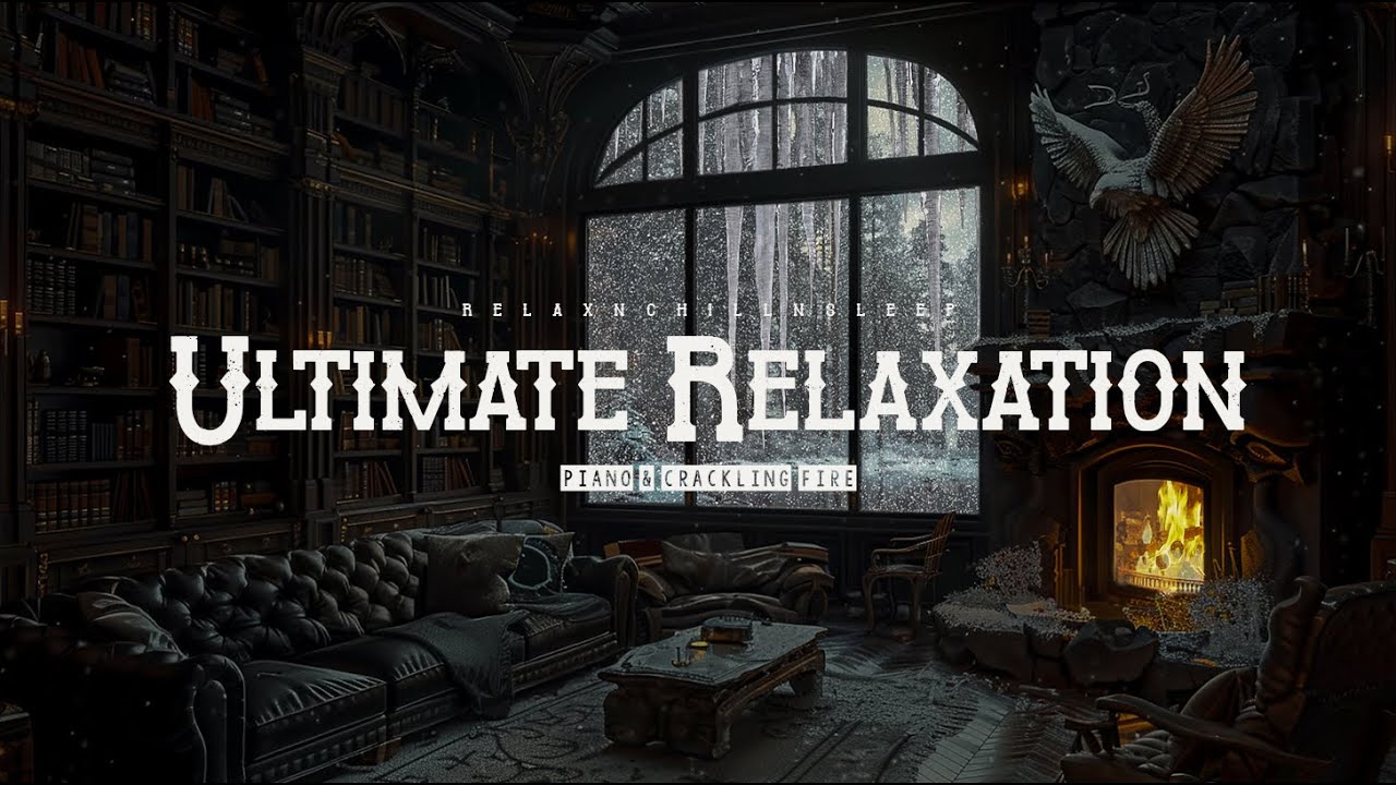 The Enveloping Warmth of a Cozy Fireplace - the Healing Touch of Piano ...