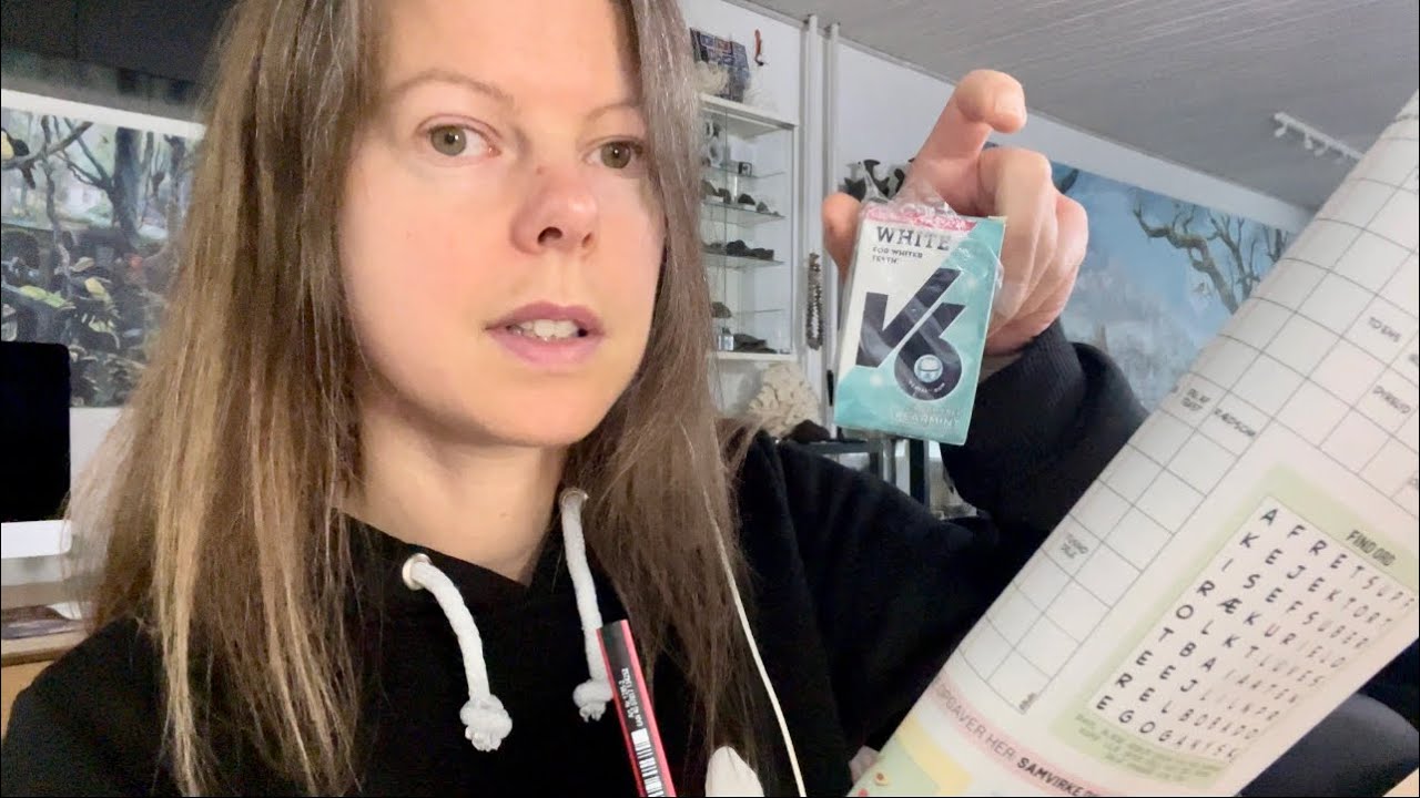 Asmr Gum Chewing And Sudoku Soft Spoken Youtube