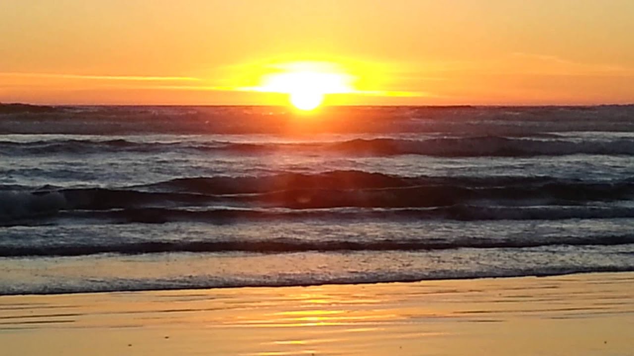 Sunset @seaside Oregon - YouTube