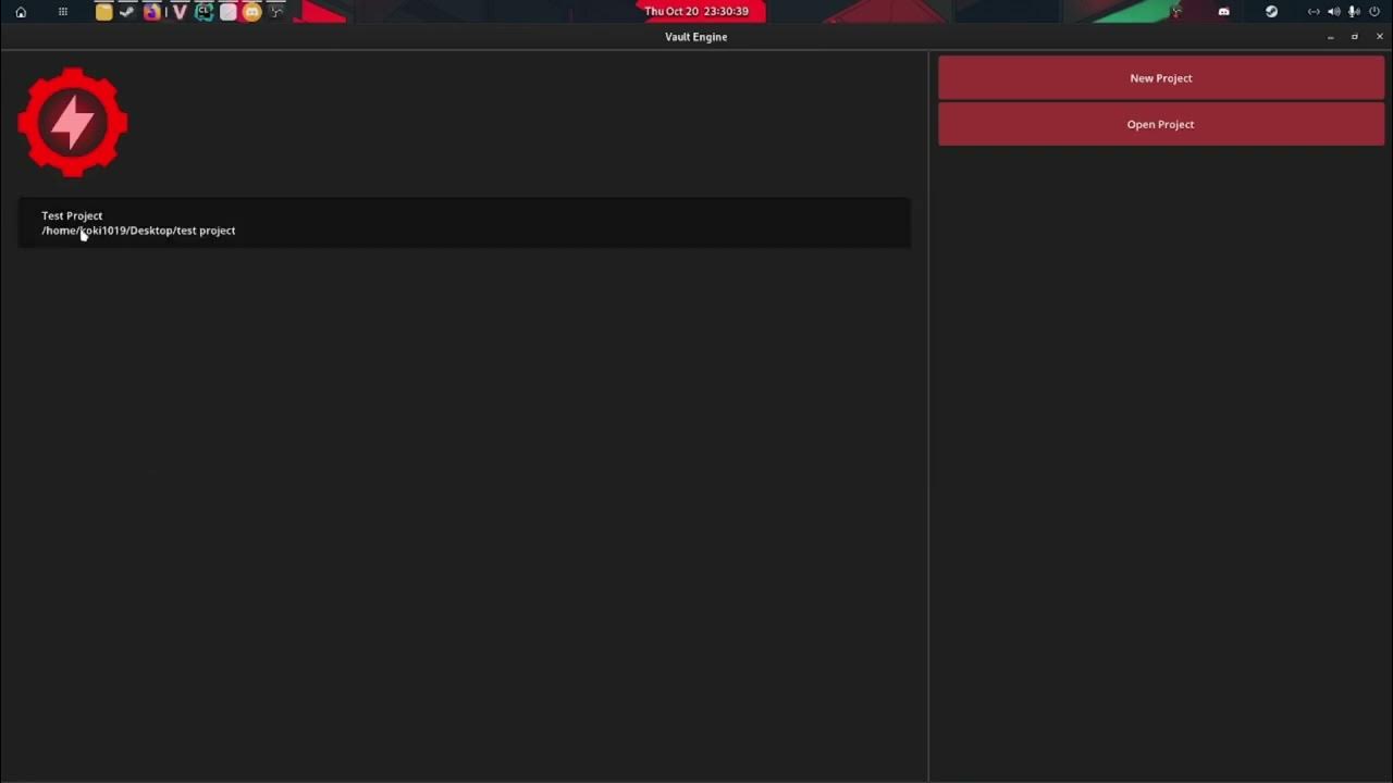 Vault Engine Devlog | Project Selector - YouTube