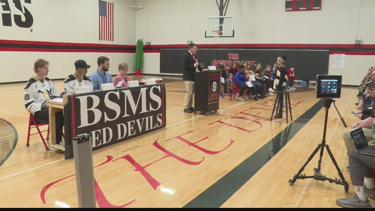 Sharp spellers show their skills at Bridge Street Middle spelling bee ...