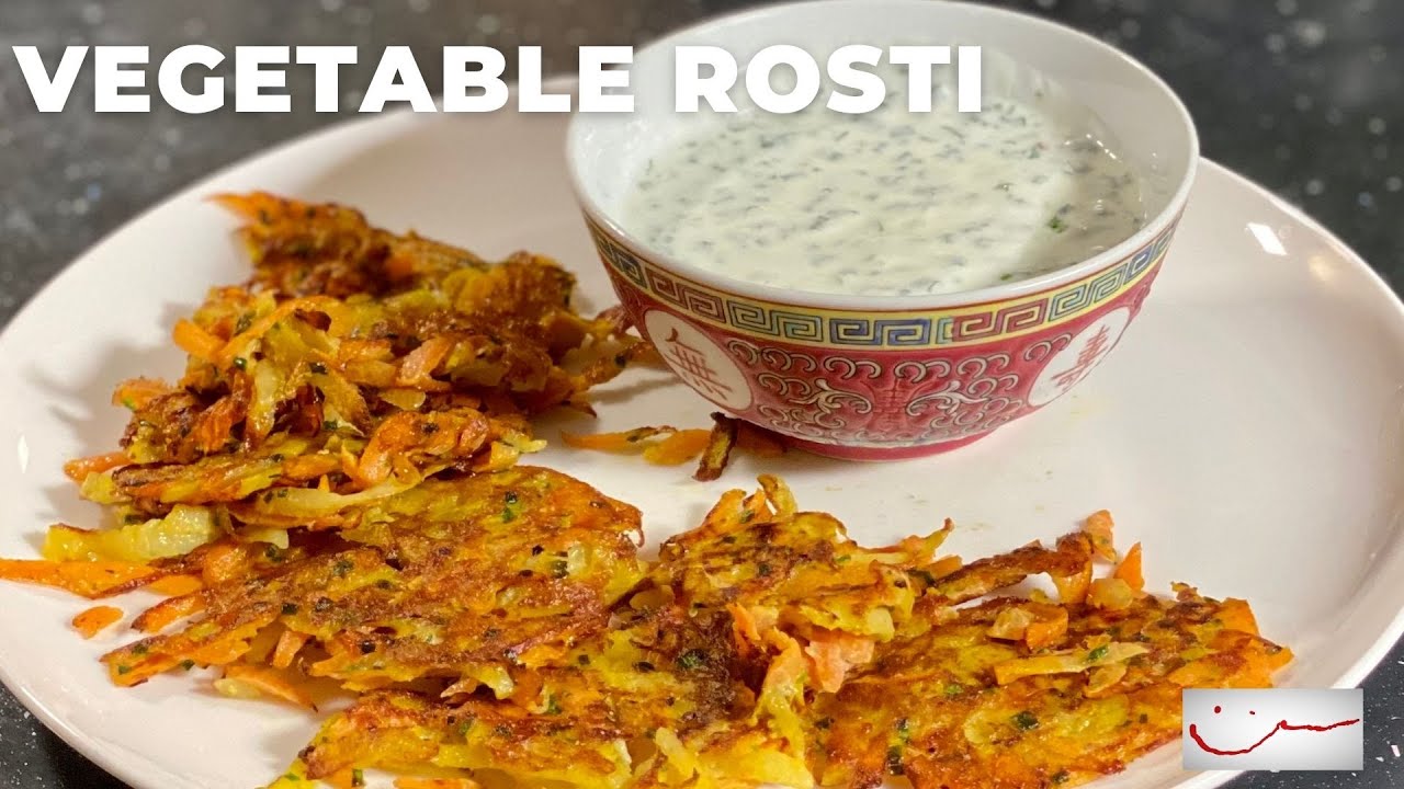 Vegetable Rosti with Herb Yogurt! Recipes for Vegetarians! Recipes for ...