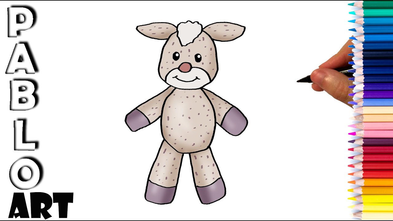 How to draw Lacey the lamb 🐑 from Land the of Pleasant Dreams | Learn ...