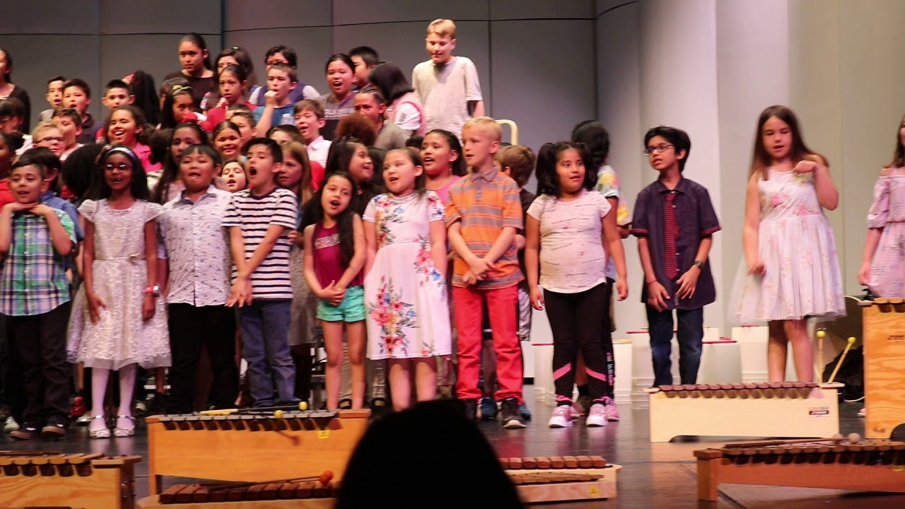 Hazel Valley Elementary Annual Spring Concert 2019 ALL students "We ...