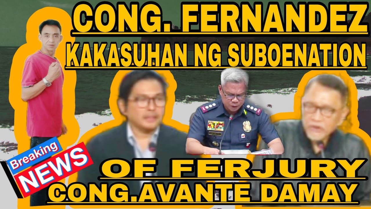 CONG. DAN FERNANDEZ KAKASUHAN NI DUTERTE AT PCOL GRIJALDO NANG ...