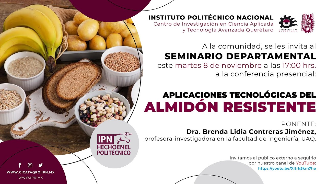 Aplicaciones Tecnológicas Del Almidón Resistente - YouTube