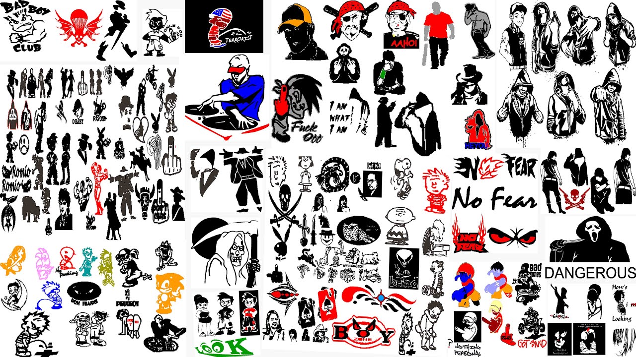 Cartoon Sticker mafiya don radium sticker desine 4 - YouTube