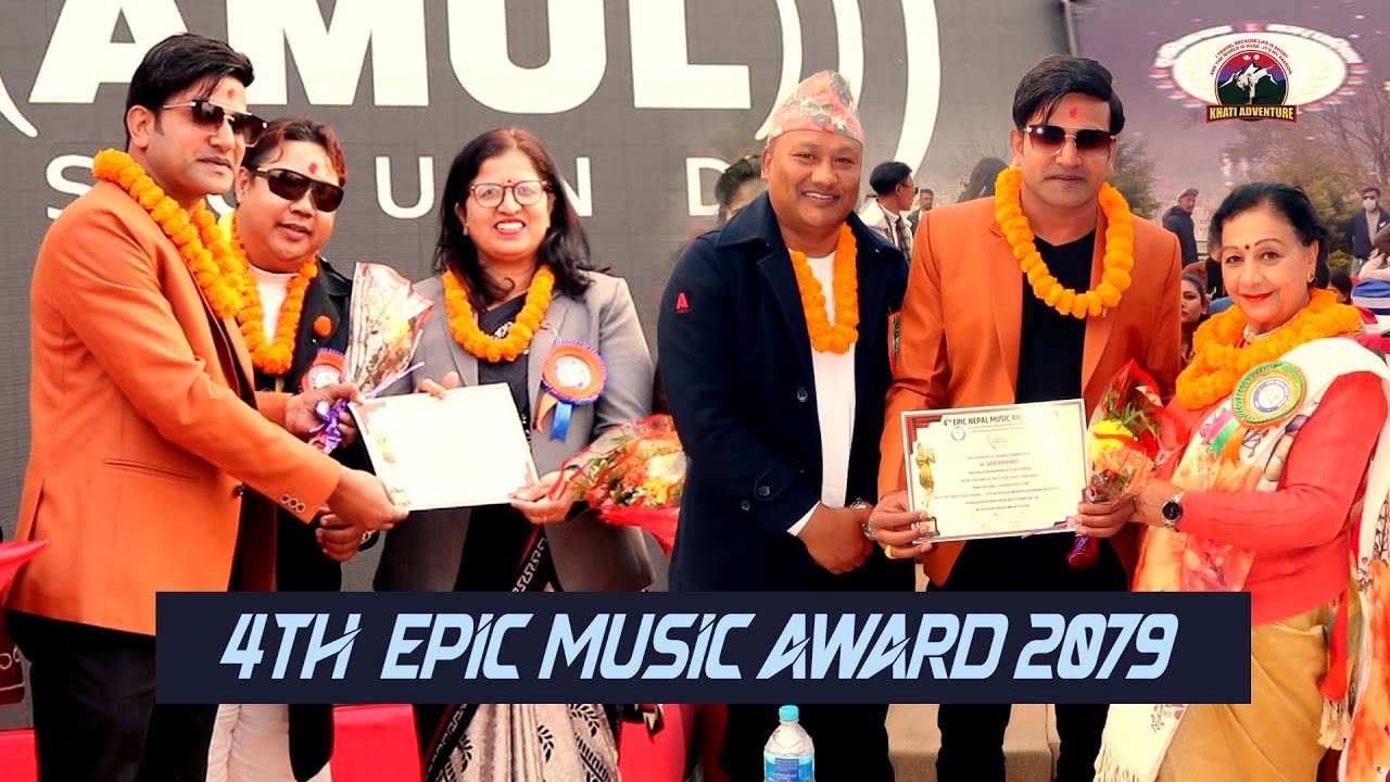 4th Epic Nepal Music Award 2079/ Honored As Best Lok Dohori Model Male ...