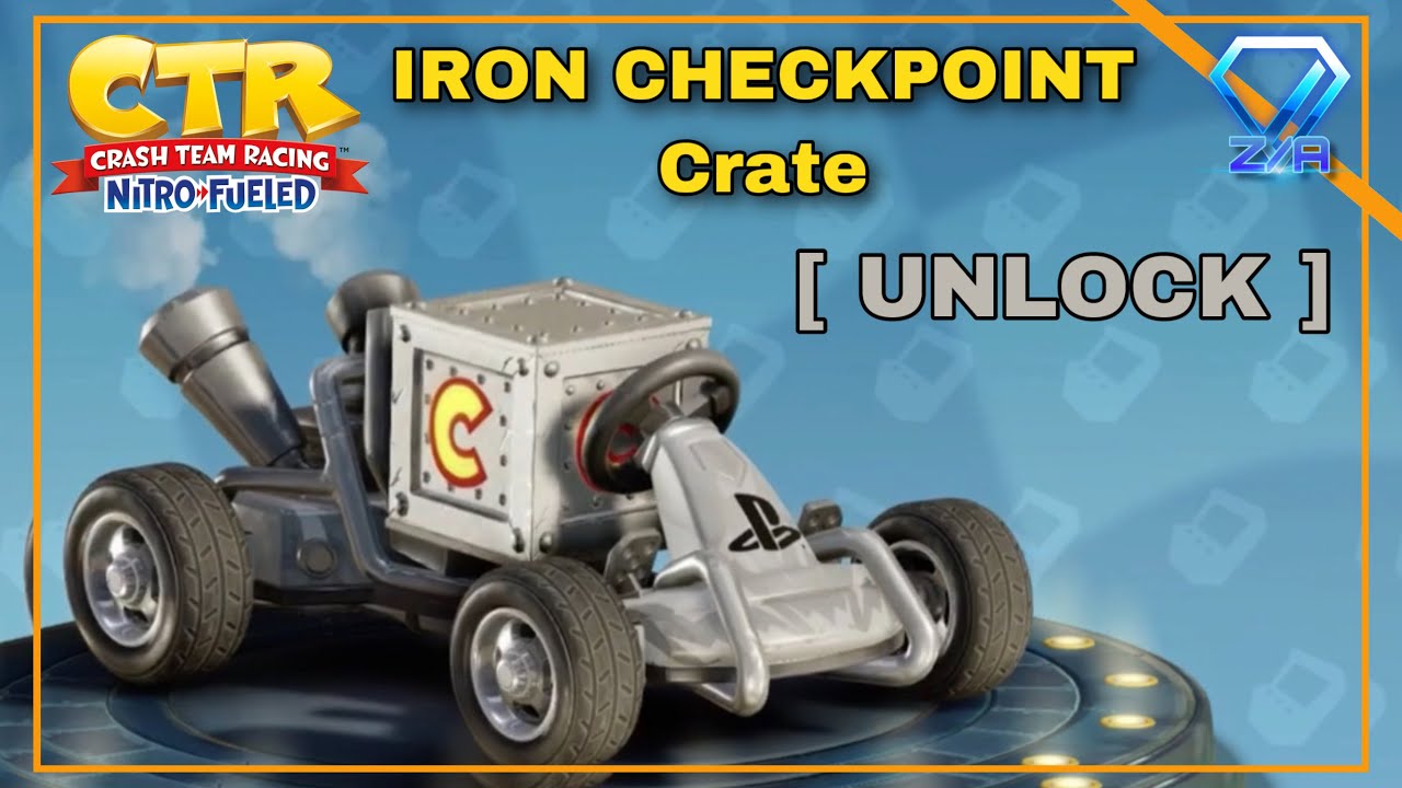 CTR Unlocking the Iron Checkpoint Crate | طريقة فتح - YouTube