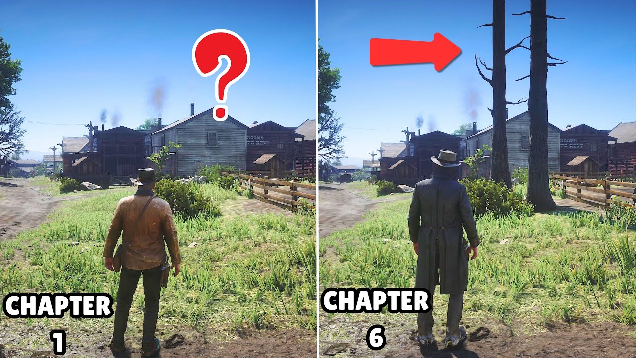 Red Dead Redemption 2: Chapter 1 vs Chapter 6 Map - YouTube