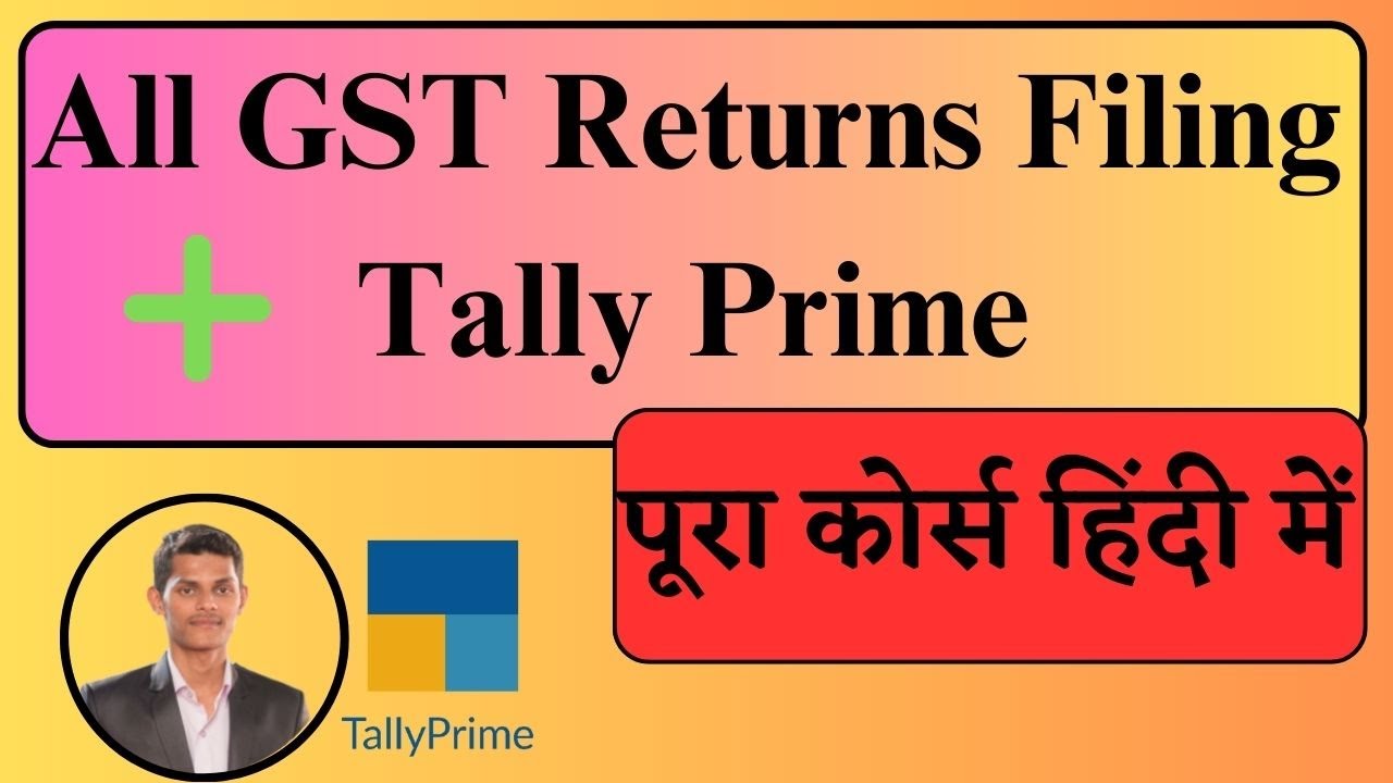 GST Return from Tally Prime | gst return filing | gst return filing in ...