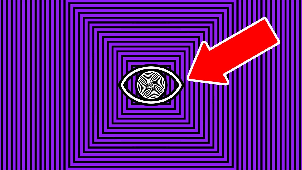 Trippy Optical Illusion Purple 4K Hallucinate - YouTube
