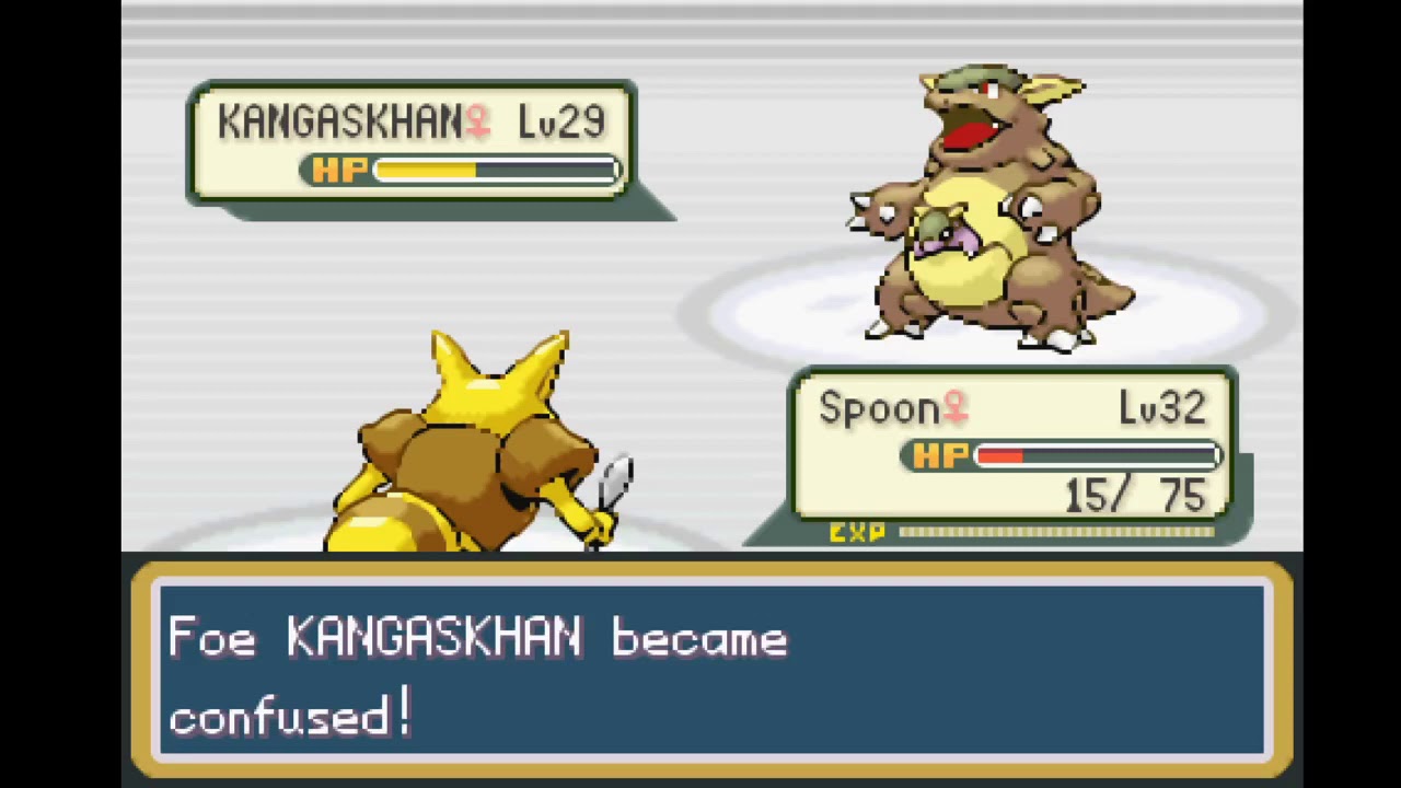 Pokemon Fire Red Psychic Monotype: First Giovanni Battle - YouTube