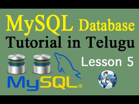 MySQL Database Tutorials in Telugu - Lesson 5 | MySQL Order By Query Statement - YouTube