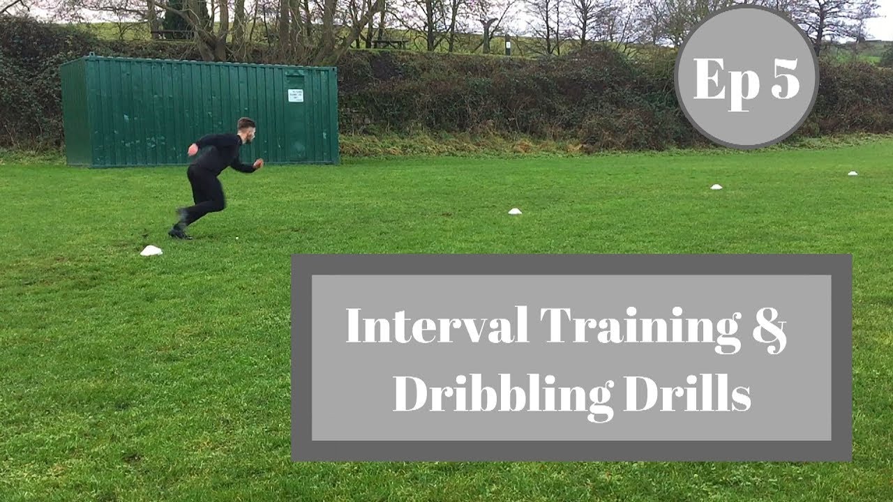 How to Get Match Fit? Interval Training and Dribbling Drills - YouTube
