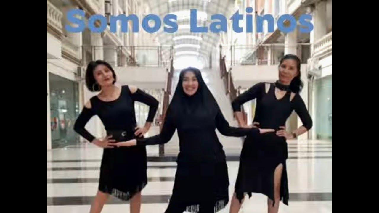 Somos Latinos - Line Dance - Demo - Santy & friends - YouTube