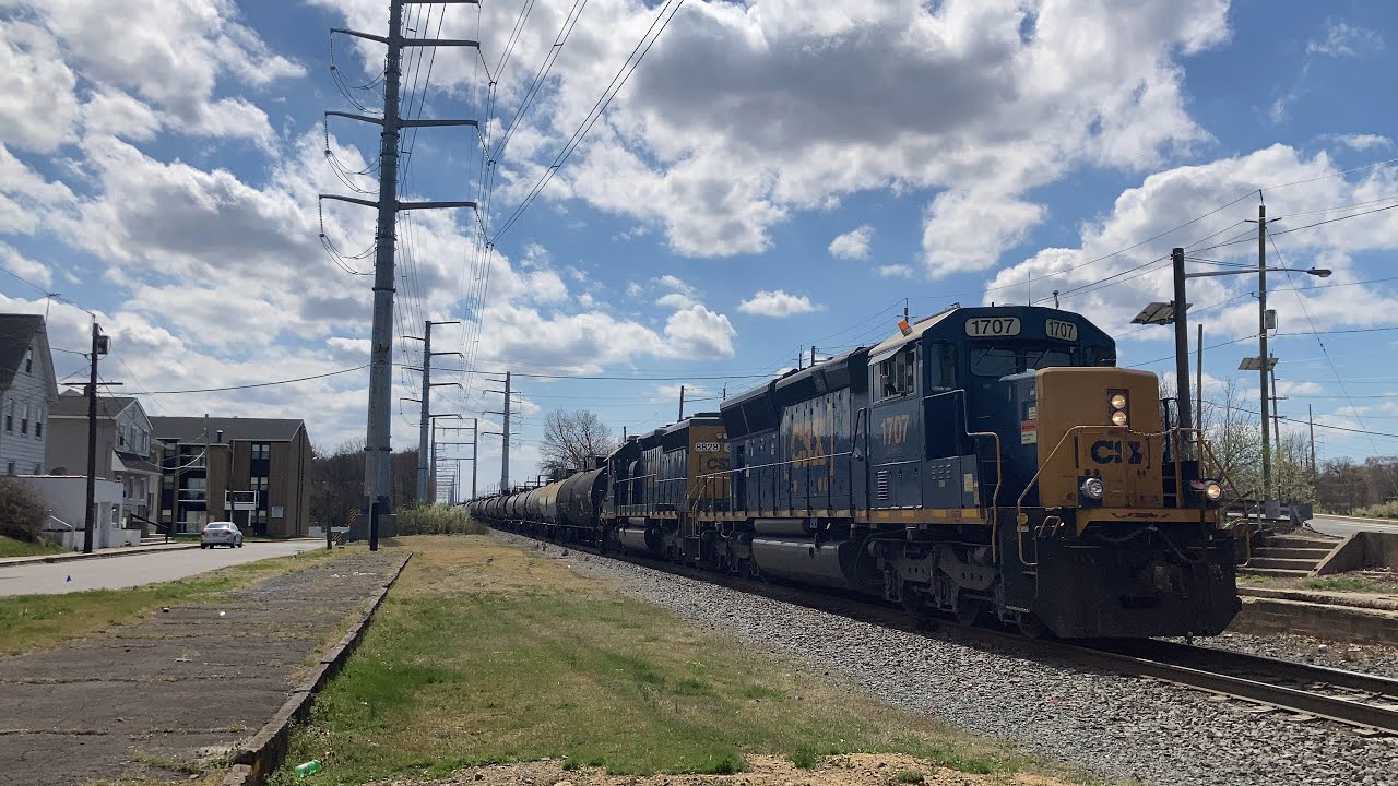 WPCA-11 NB Westville NJ. CSX 1707 - YouTube