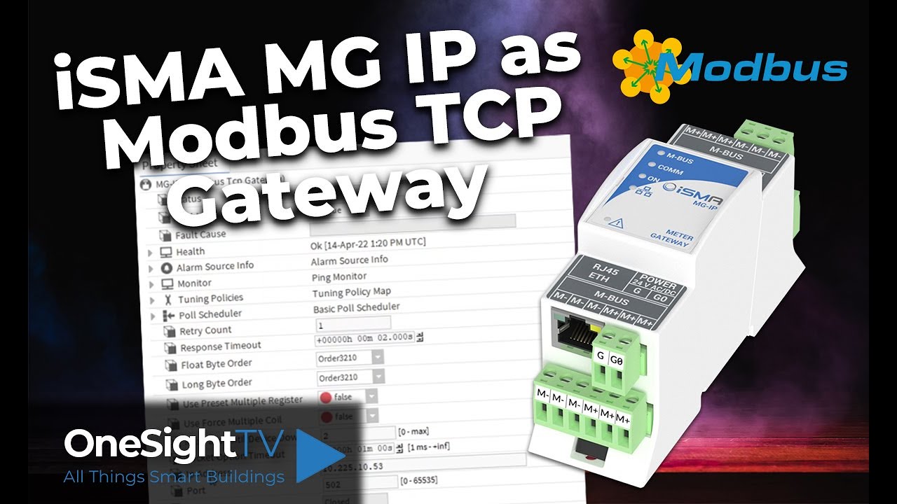 HOW TO: Use the iSMA-B-MG-IP as a Modbus TCP Gateway - YouTube