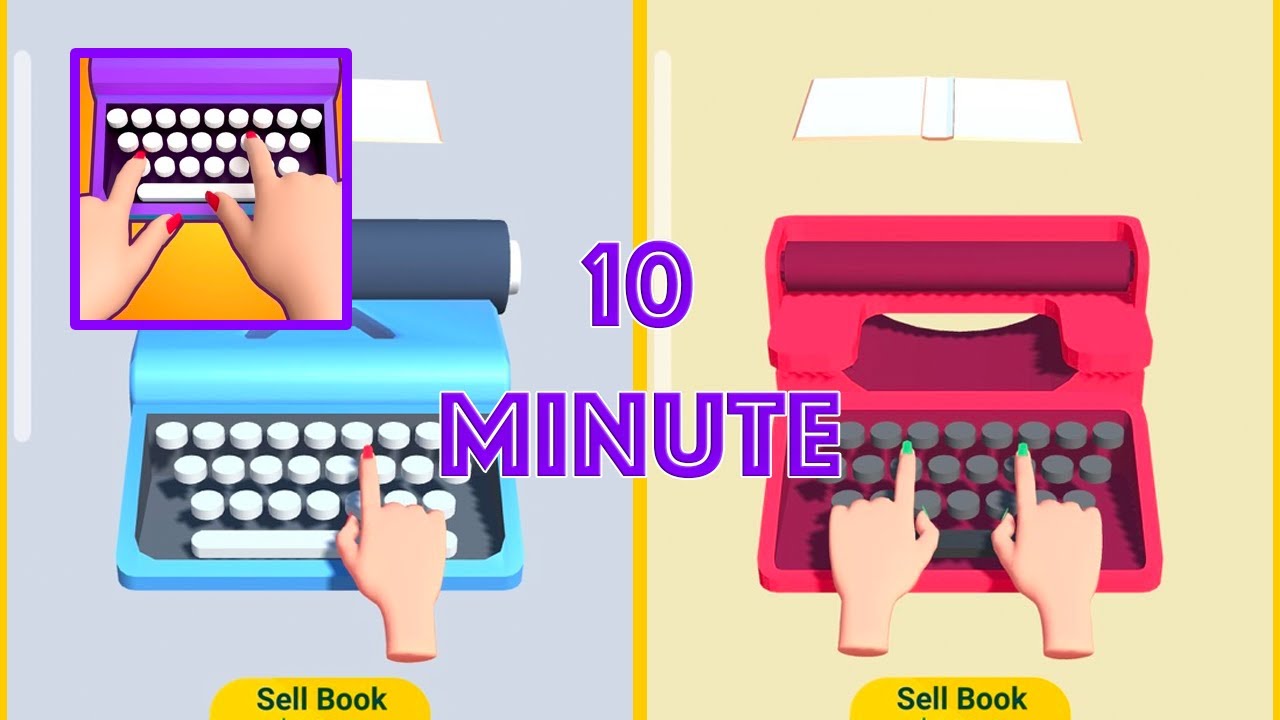 Type a Book First 10 Minutes Gameplay #hypercasual - YouTube