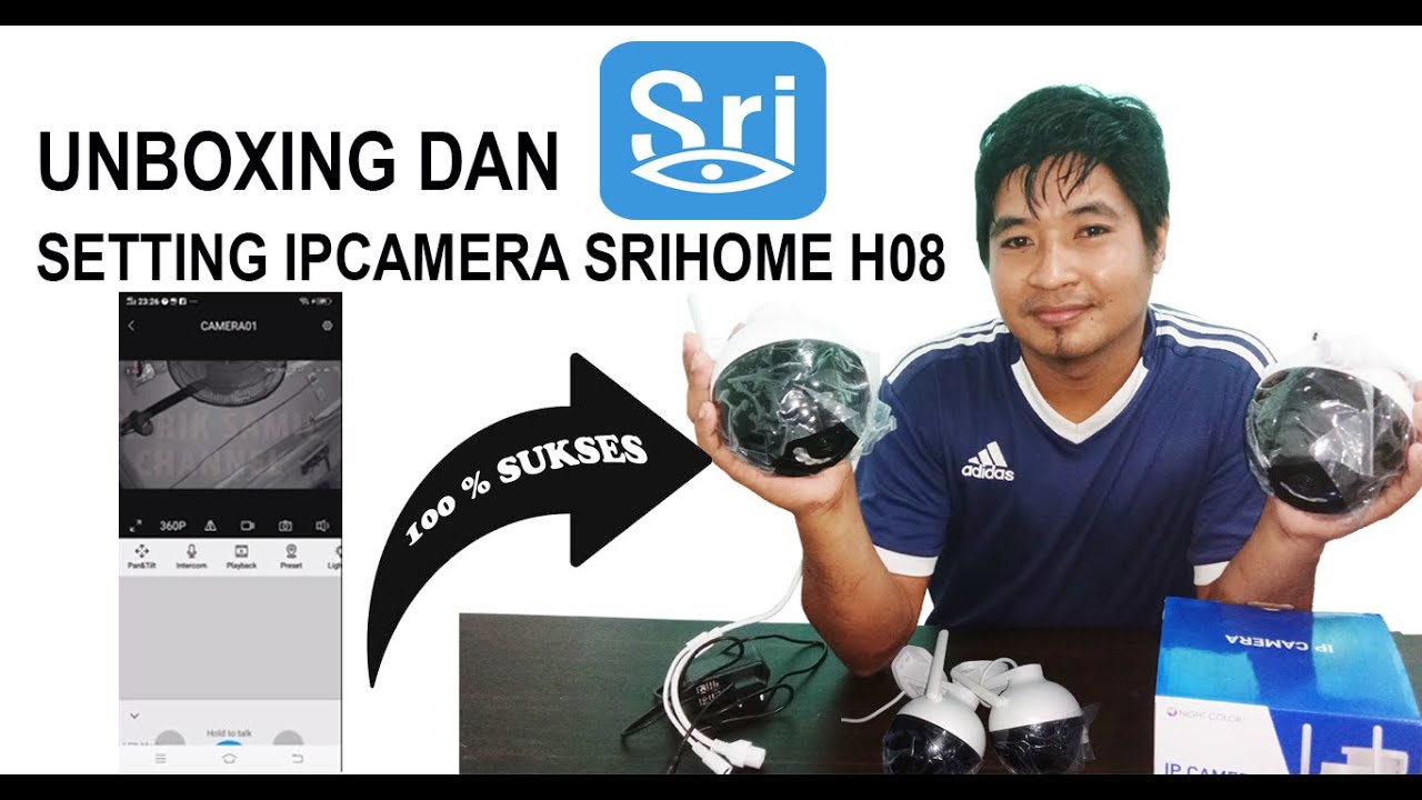 UNBOXING DAN SETTING IPCAMERA SMART WIFI CCTV HO8 OUTDOOR | TAHUN 2024 ...