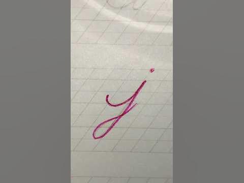 how to write j with cursive calligraphy#nameart #handwriting # ...