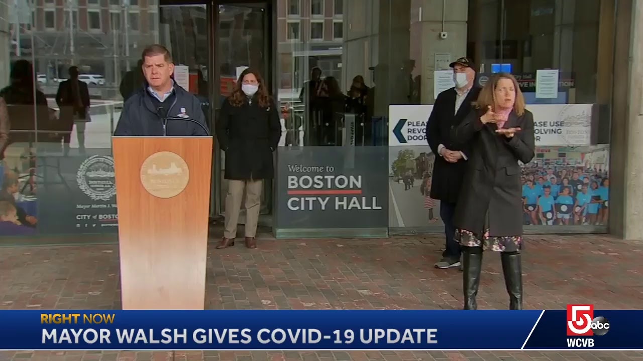 Mayor Walsh gives update on Boston's response to COVID-19 outbreak ...