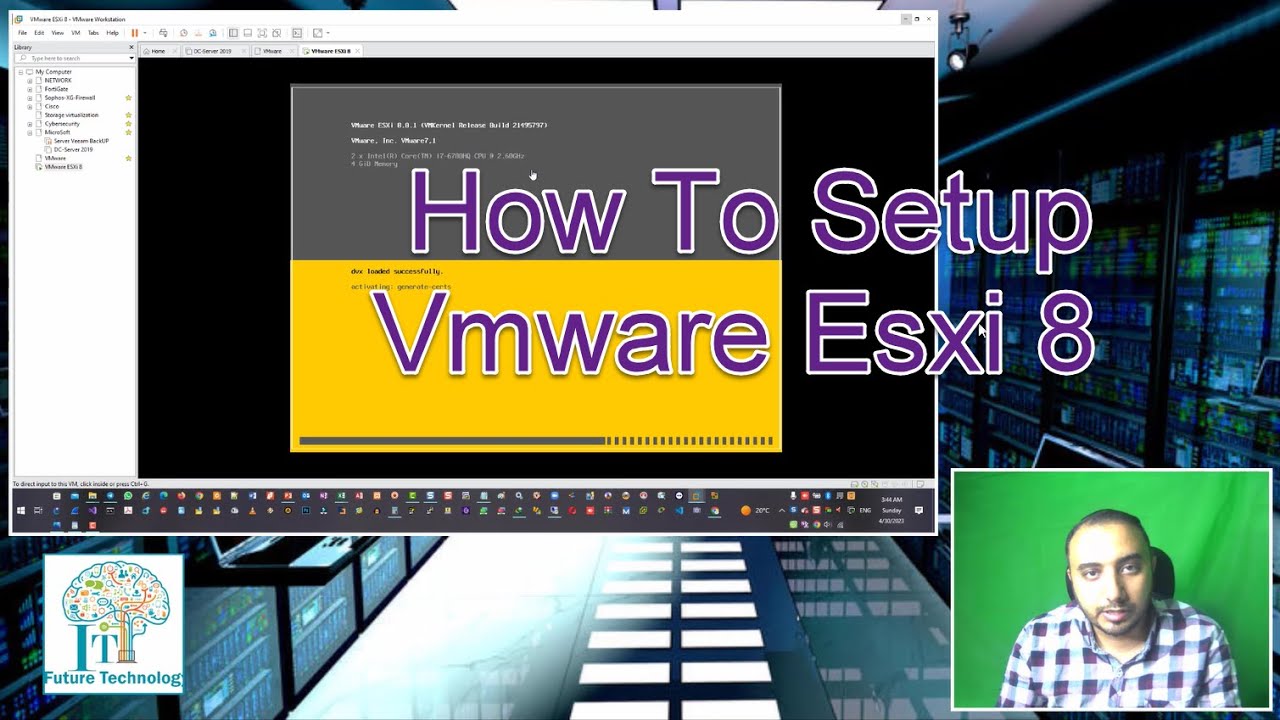 Lesson 3 How To Setup Vmware Esxi 8 Learning By Eng Ahmed Ekram - YouTube