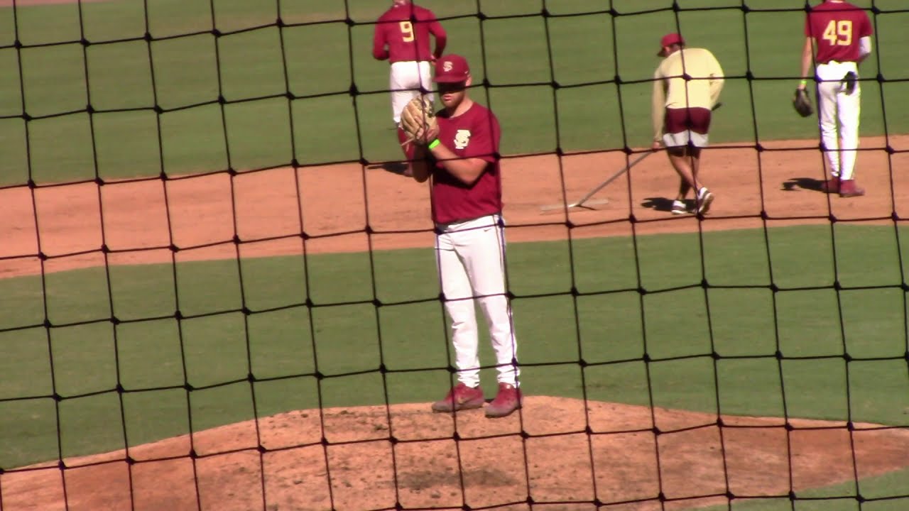 Dylan Simmons- 1B/RHP, Florida State Univ. - 10/30, 11/1, 5/20 - YouTube