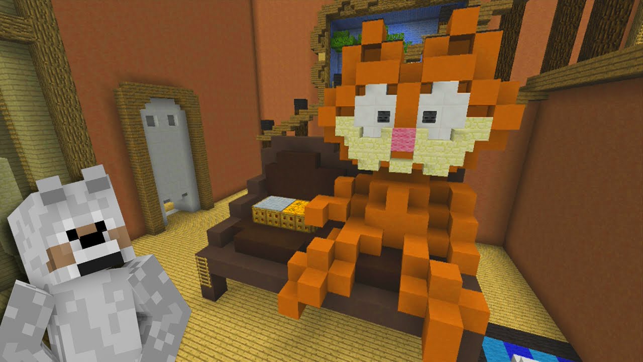 Minecraft Xbox | Hide and Seek - Garfield & Odie - YouTube