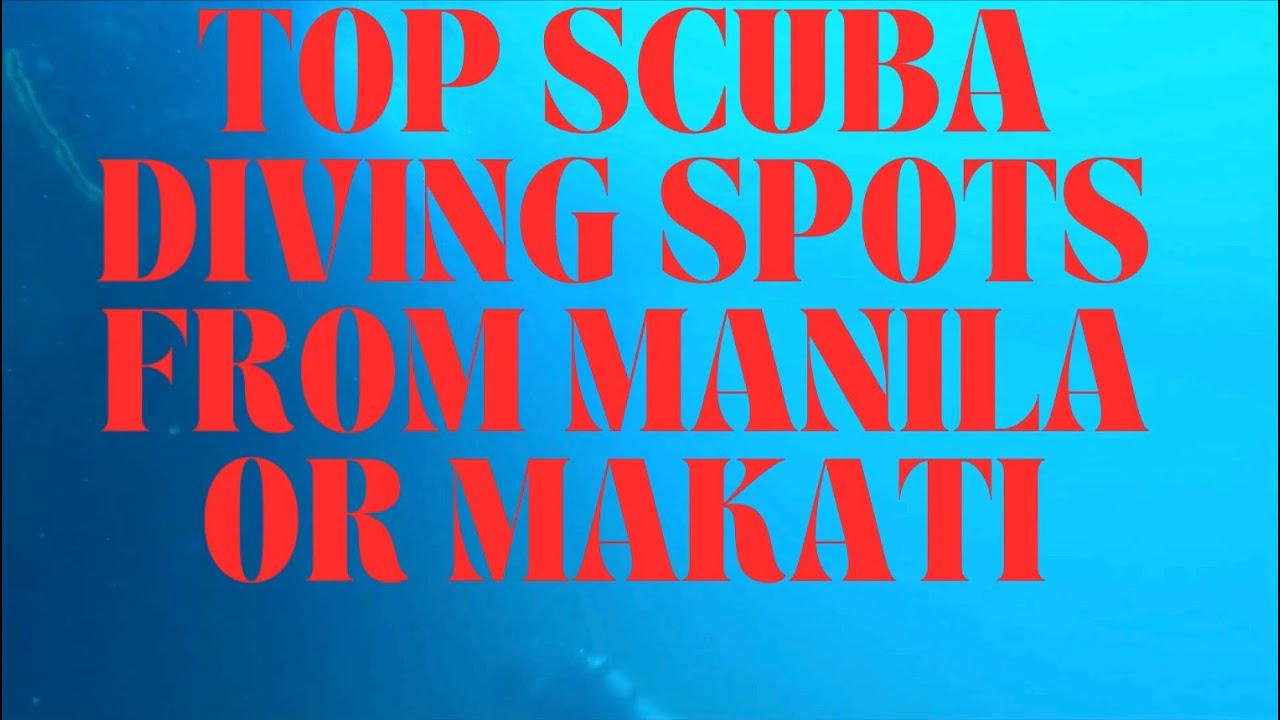 Scuba Diving from Manila & Makati City - YouTube