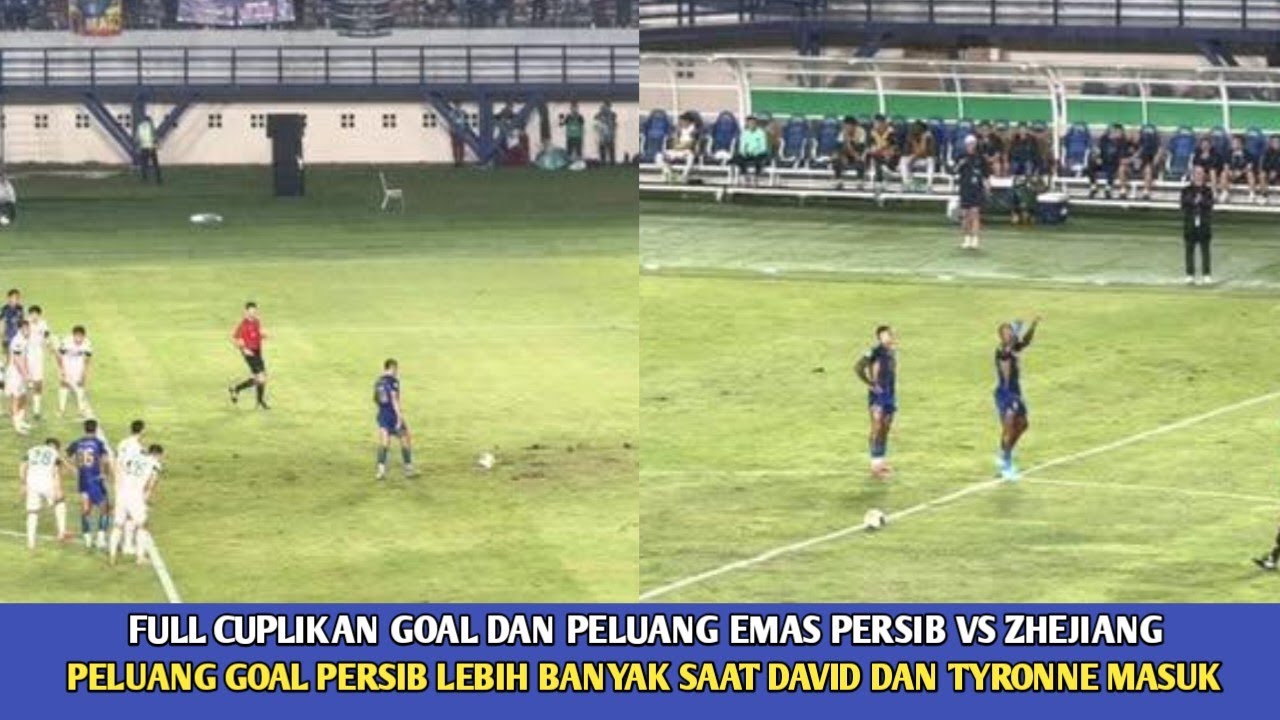 PESTA GOAL GOAL CANTIK PERSIB VS ZHEJIANG - YouTube