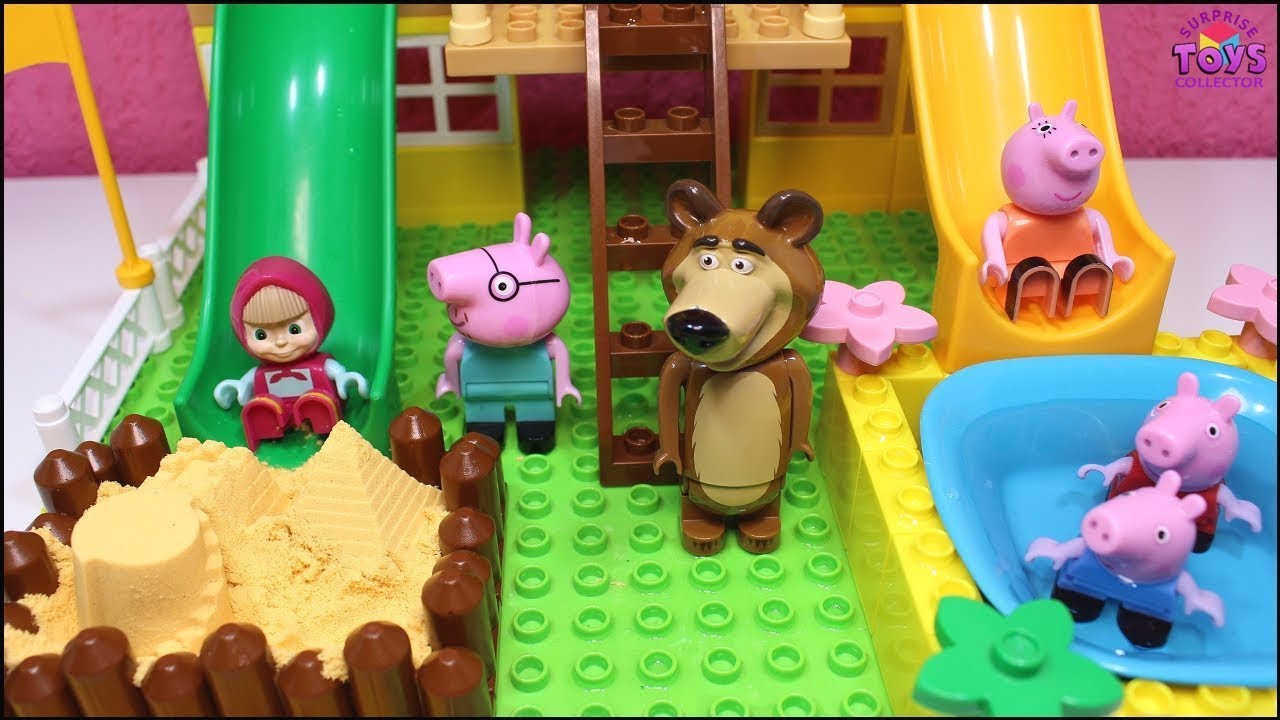Peppa Pig y Masha y el Oso Español Video para Niños - Peppa Pig & Masha ...