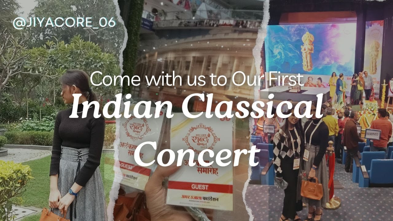 Concert Vlog: First time at an Indian classical music show, visiting ...