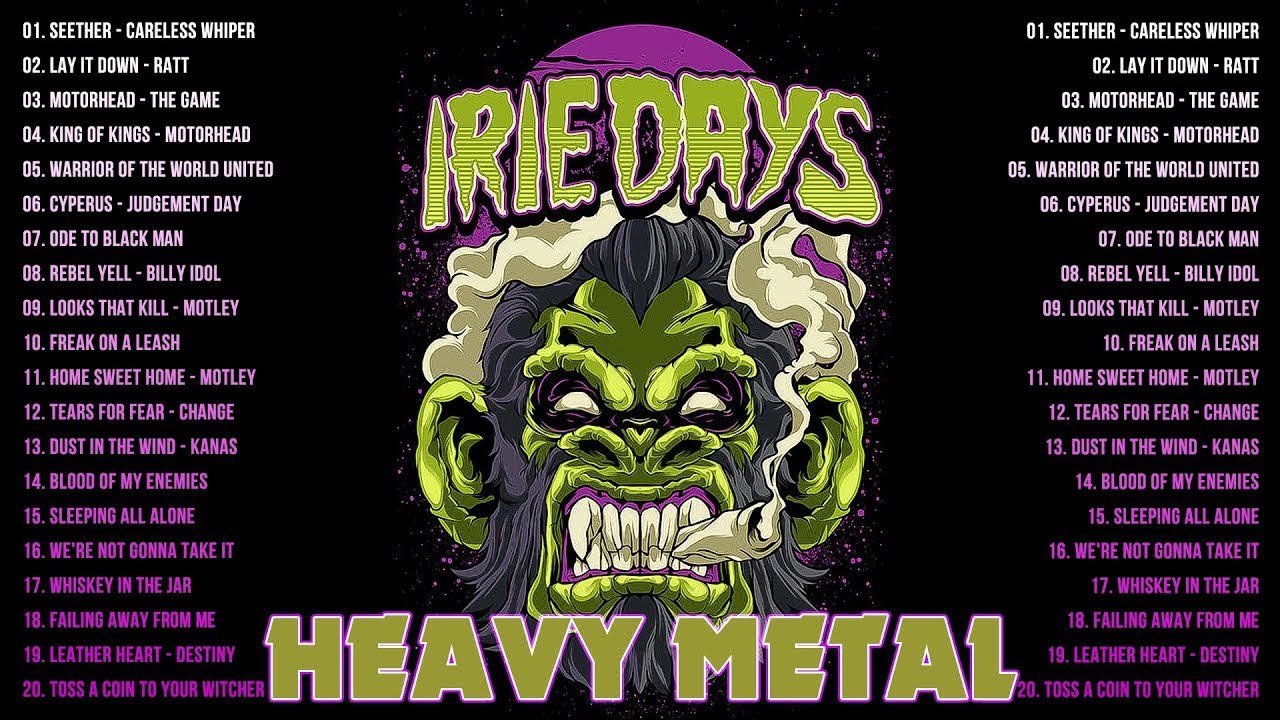 HEAVY METAL 💜 Mix Heavy And Metal Rock Of All Time 💜 Korn, Motorhead ...