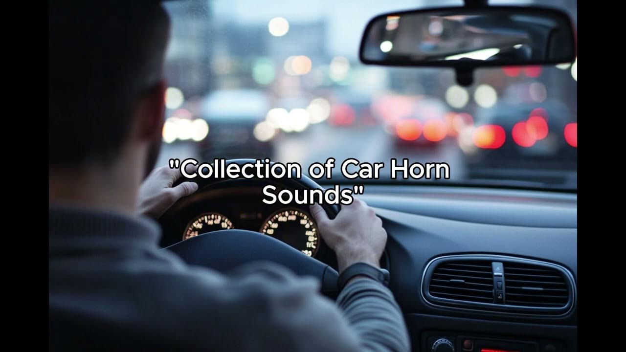 "Collection of Car Horn Sounds Effects" - YouTube